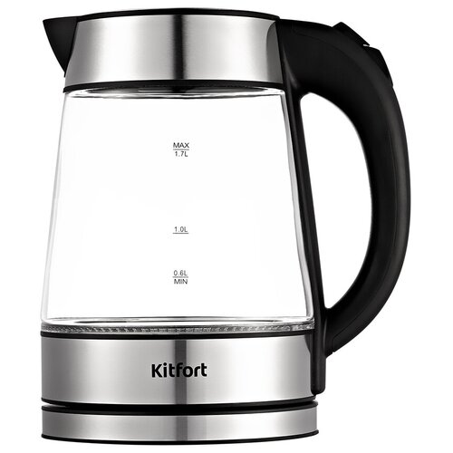 Чайник Kitfort KT-6118, серебристый