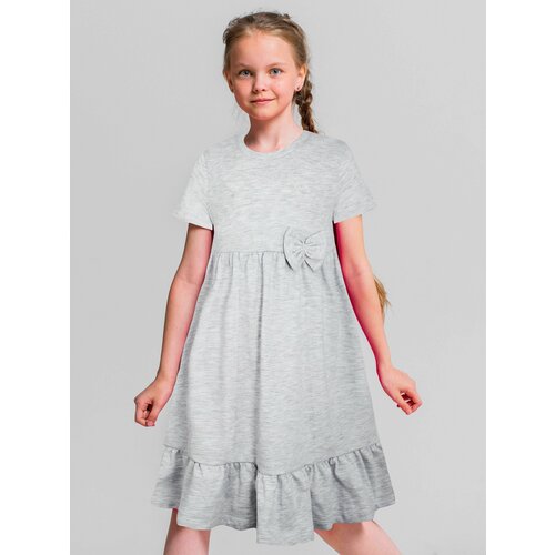 Платье ИНОВО, размер 140, серый