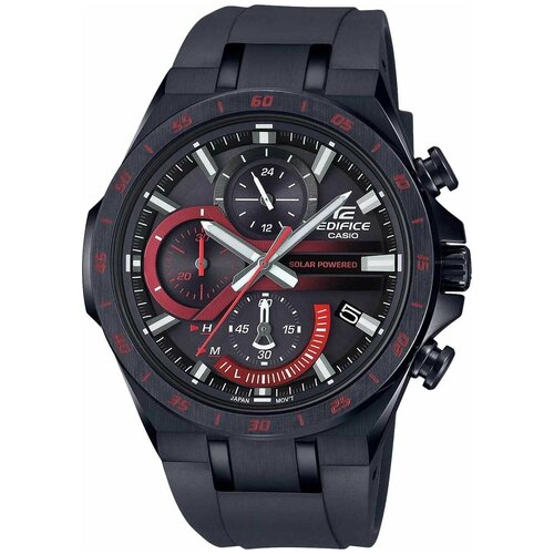 Наручные часы CASIO Edifice EQS-920PB-1A, черный, красный