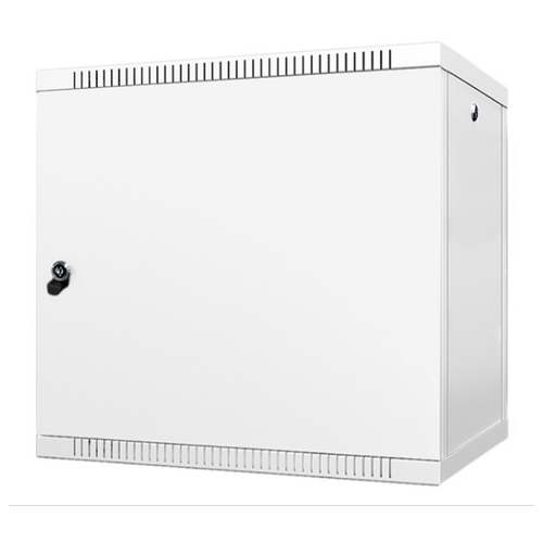 Телекоммуникационный серверный шкаф 19 дюймов настенный 9U 600х450 cерый дверь металл, Alvm-m9.450g