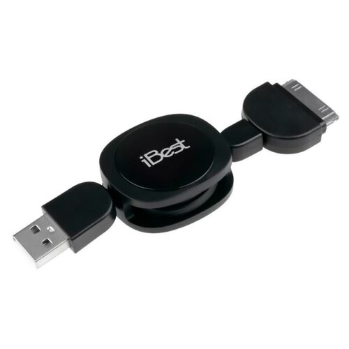 Кабель iBest USB - Apple 30 pin (IPW-06), 0.6 м, черный