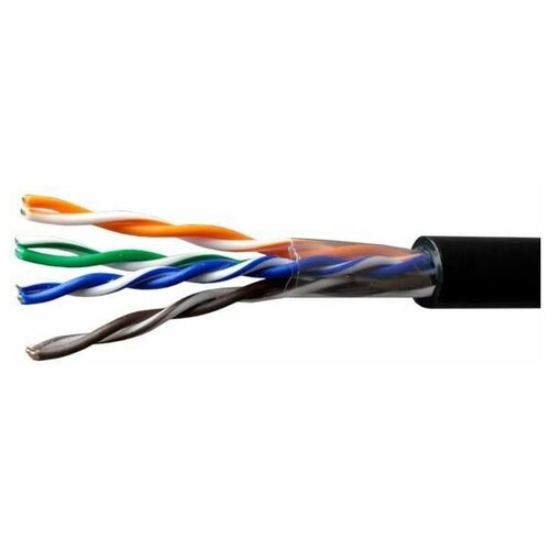 Кабель витая пара U/UTP кат.5E 4х2х24AWG solid Cu PE Out. Premium (м) SUPRLAN 01-0311-2