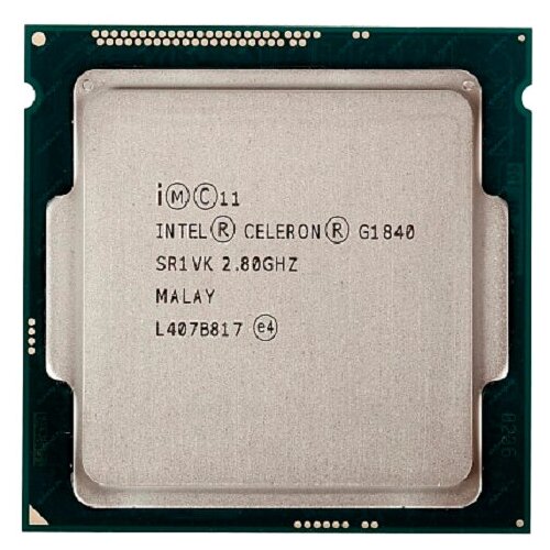 Процессор Intel Celeron G1840 LGA1150,  2 x 2800 МГц, OEM