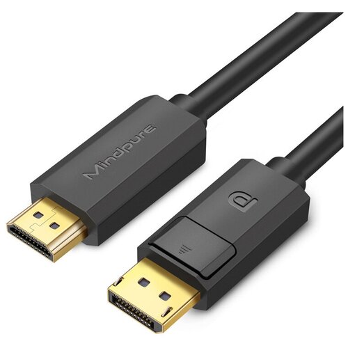 Кабель Mindpure DisplayPort - HDMI 4k 30Hz AD029 5м