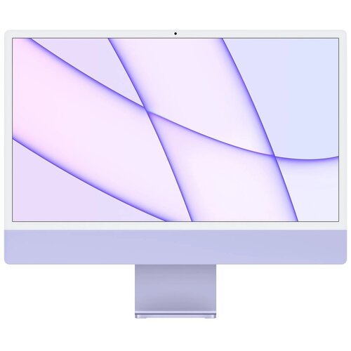 23.5" Моноблок Apple iMac 24" 2021 г. Z131002LG, 4480x2520, Apple M1 2.064 ГГц, RAM 16 ГБ, SSD 512 ГБ, Apple M1 8-Core, MacOS, фиолетовый