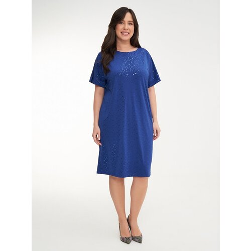 Платье Olsi, размер 66, синий