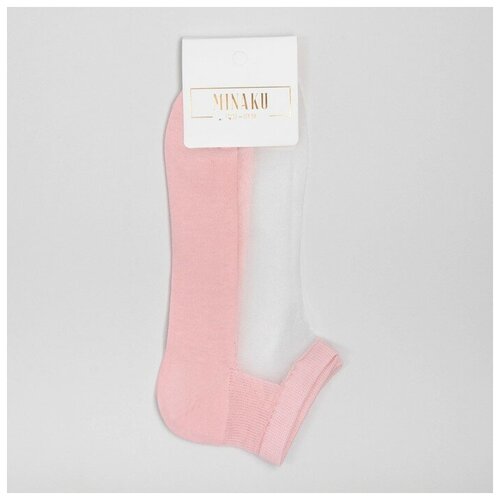 Носки Minaku, размер 22-24 см (35-38), розовый