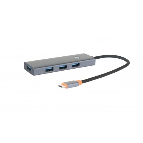 Хаб USB Baseus OS Flite Series 4-Port Type-C - 4xUSB 3.0 Space Grey B0005280A813-03