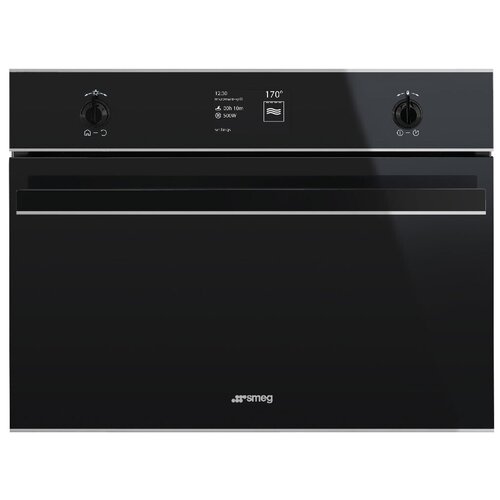 Электрический духовой шкаф Smeg SF4603MCNX, черный