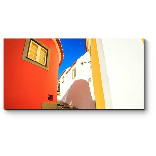Модульная картина Очаровательная Южная улица в Португалии120x60