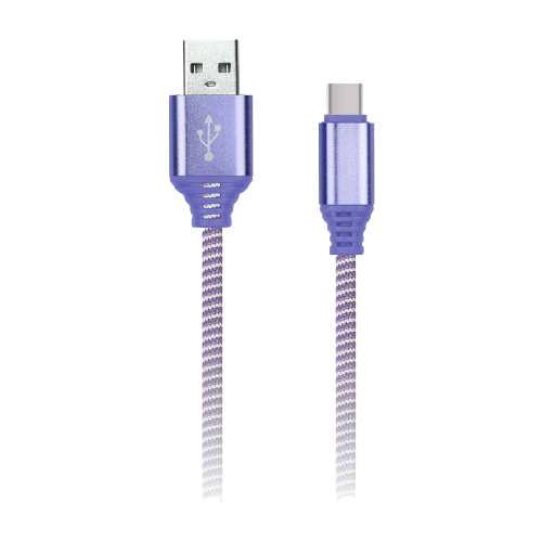 SmartBuy Socks USB - Type C, 1 м, фиолетовый