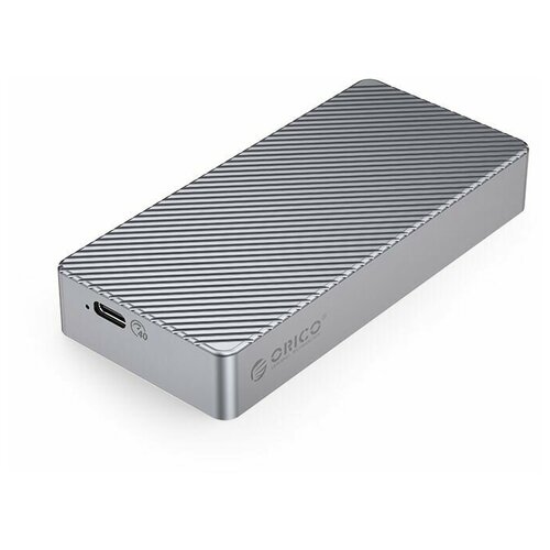 Корпус для SSD, M.2 NVME, USB4.0 Type-C (40 Гбит/с), Orico M214C3-U4, серый (ORICO-M214C3-U4-GY-BP)
