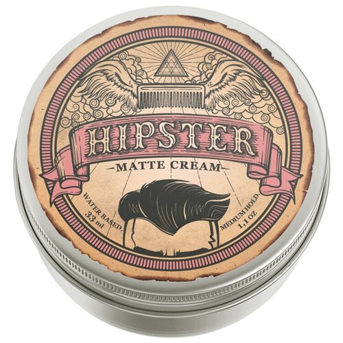 Крем-помада для укладки волос Hipster Matte Cream, матовая, 33 мл