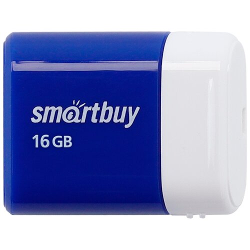 Флешка SmartBuy Lara 16 ГБ, 1 шт., синий
