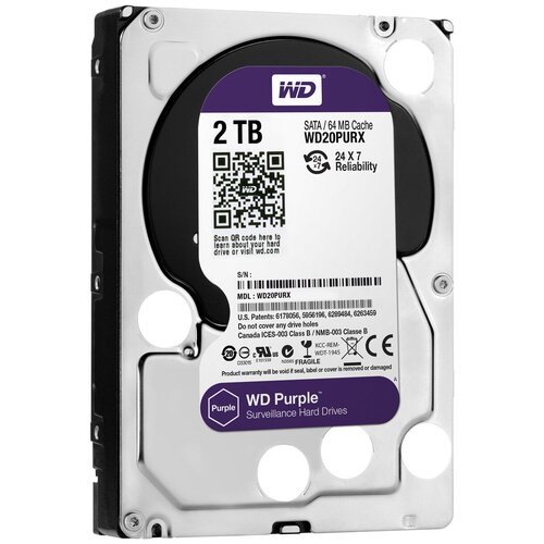 Жесткий диск Western Digital 2 ТБ WD20PURX