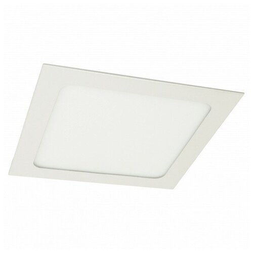 Светодиодная панель Arte Lamp A2418PL-1WH, LED, 18 Вт, 3000, теплый белый, цвет арматуры: белый, цвет плафона: белый