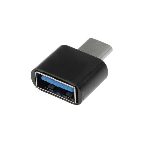 Переходник/адаптер Luazon OTG USB - USB Type-C, черный