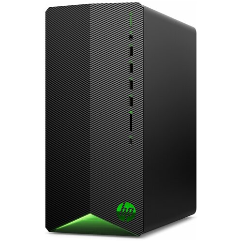 Игровой компьютер HP Pavilion Gaming Desktop TG01 Mini-Tower, AMD Ryzen 5 5600G, 16 ГБ RAM, 512 ГБ SSD, NVIDIA GeForce RTX 3060 Ti, DOS, 500 Вт, черный