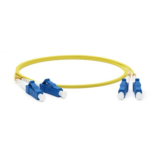 Кабель Hyperline FC-D2-9-LC/UR-LC/UR-H-3M-LSZH, 3 м, желтый