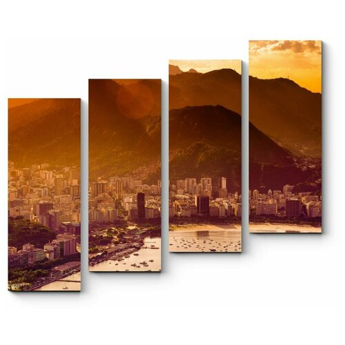 Модульная картина Чудесный Рио-де-Жанейро 170x147