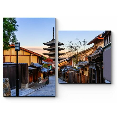 Модульная картина Предрассветный Киото90x68