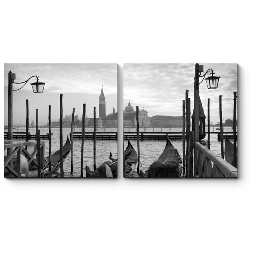 Модульная картина Монохромная Венеция 190x95