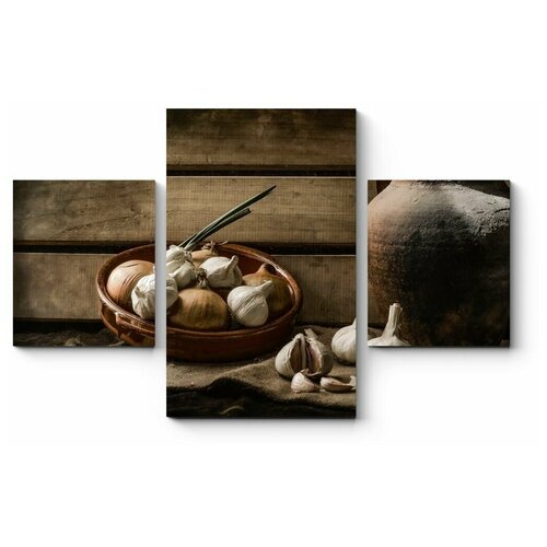 Модульная картина Натюрморт с глиняным кувшином 150x98