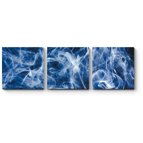 Модульная картина Сквозь дым 210x70
