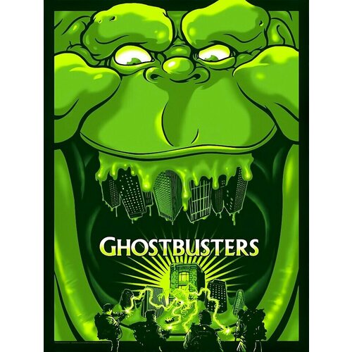 Плакат, постер на бумаге Ghostbusters/Охотники за привидениями/. Размер 30 х 42 см