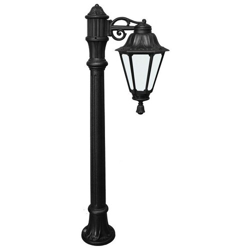 Fumagalli Светильник уличный Rut E26.163.S10.AYF1R, E27, 60 Вт, цвет арматуры: черный, цвет плафона белый