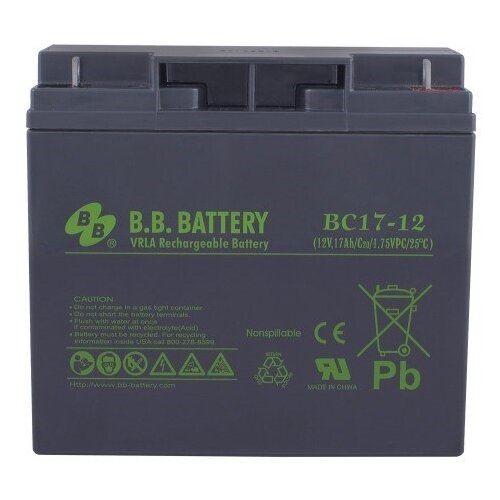 Аккумуляторная батарея B.B. Battery BC17-12 12В 17 А·ч