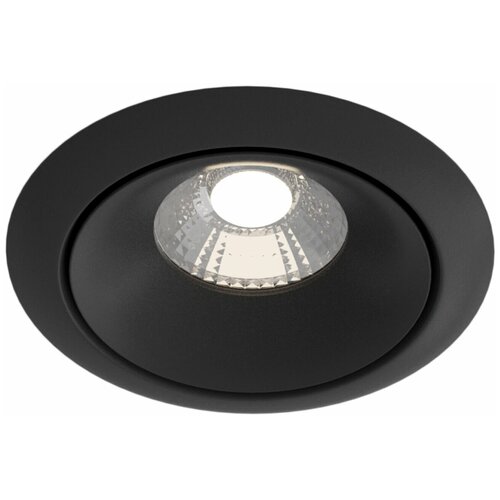 Светильник MAYTONI Yin DL031-2-L12B, LED, 12 Вт, 3000, теплый белый, цвет арматуры: черный, цвет плафона: черный