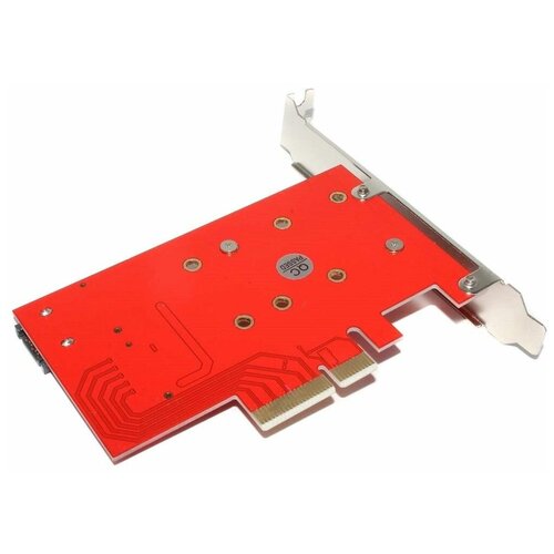 Переходник (адаптер) для дисков SSD M.2 (NGFF) (Key M и Key B) на PCI-E x4