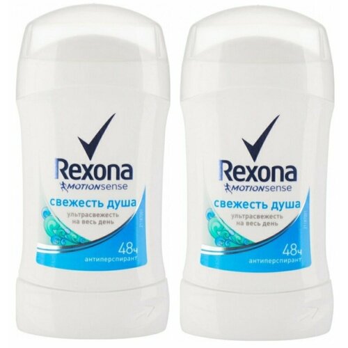 Rexona/ Дезодорант-антиперспирант стик для тела Rexona Свежесть душа женский 30 мл (2 шт)