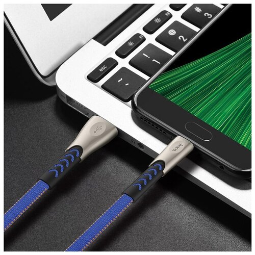 Кабель USB - micro USB 1.2м Hoco U48 Superior Speed - Синий