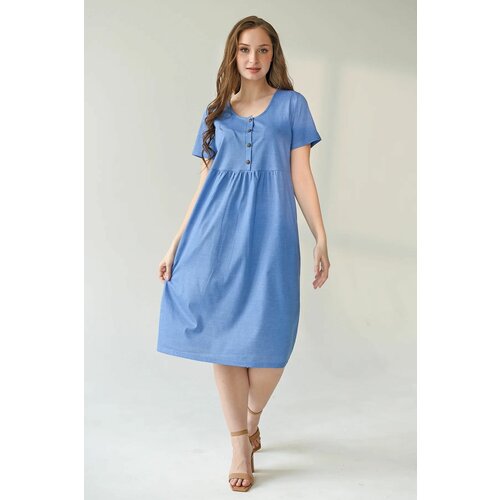  платье, размер 46, голубой
