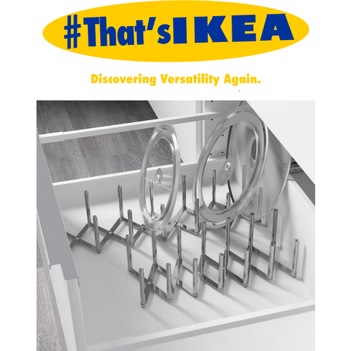 Подставка для крышек, сковородок и досок IKEA, VARIERA варьера