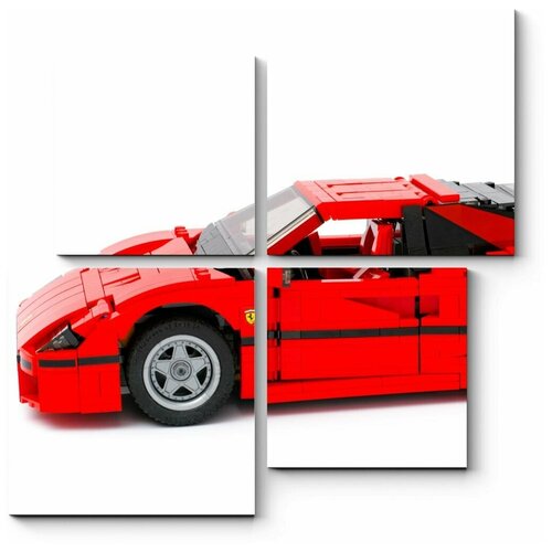 Модульная картина Лего Ferrari F40130x130