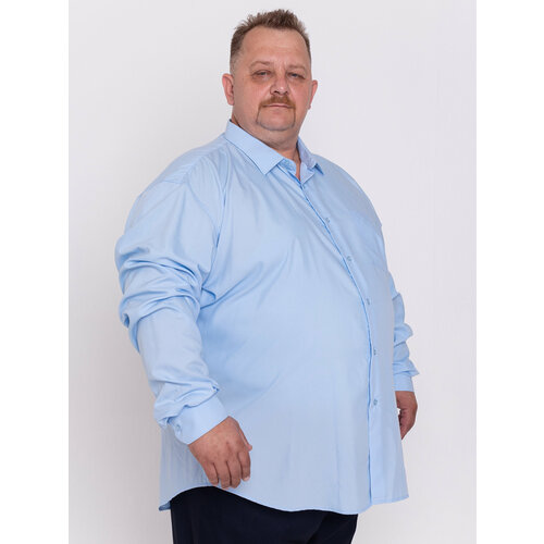Рубашка Grossir, размер 52, голубой