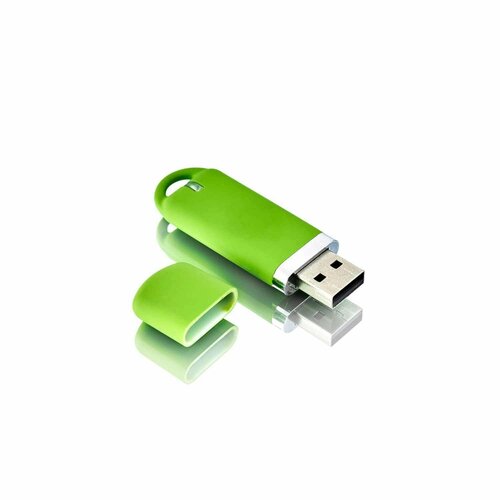 Флешка Memo, 16 ГБ, зеленая, USB 2.0, арт. F34