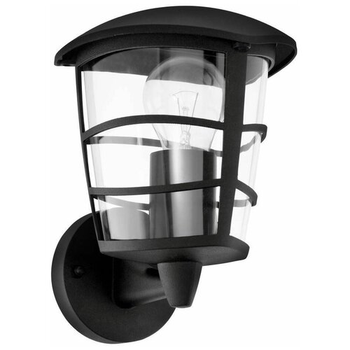 EGLO Светильник уличный Aloria 93097, E27, 60 Вт, цвет арматуры: черный, цвет плафона бесцветный