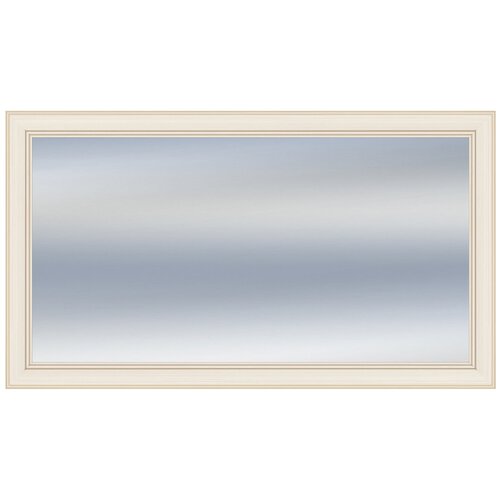 Настенное зеркало Кураж Сиена-16 Бодега белый, патина золото