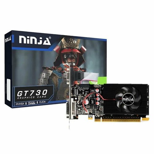 Видеокарта Ninja (Sinotex) GT730 4GB 128-Bit DDR3 DVI HDMI CRT 1FAN RTL