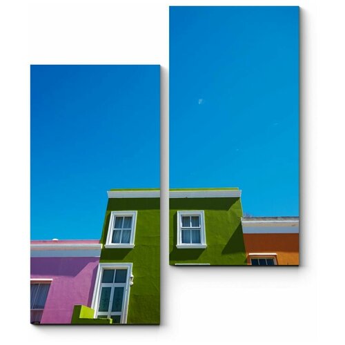 Модульная картина Яркие краски города40x50