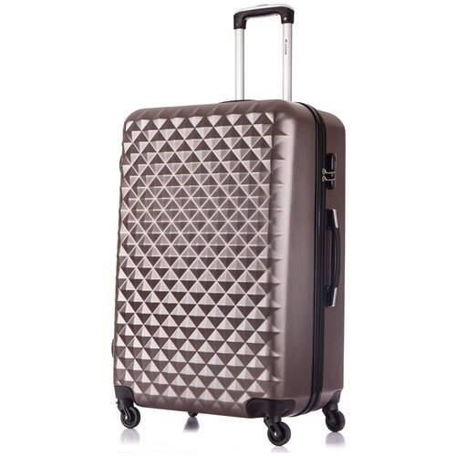 Умный чемодан L'case Phatthaya, 63 л, размер M, коричневый