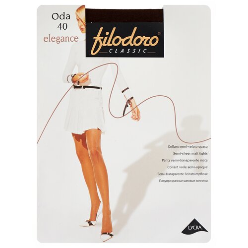 Колготки  Filodoro Classic Oda Elegance, 40 den, размер 4, коричневый