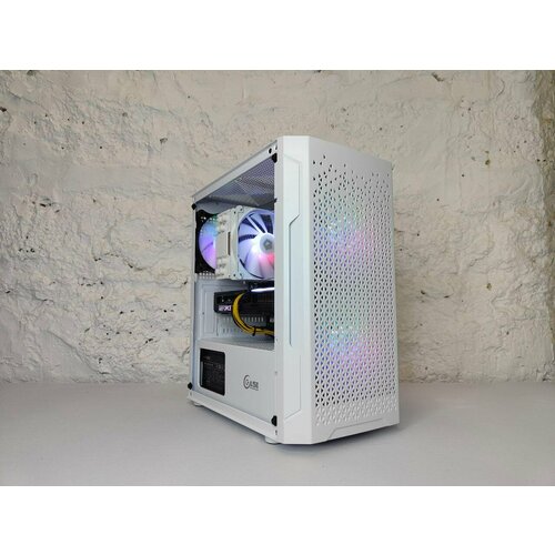 Игровой компьютер / системный блок Bunker Intel i5 12400f RTX 3060 ti 32gb ssd 1Tb Powercase Mistral Micro Z3W Mesh LED