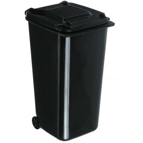 SUI Контейнер под мелкий мусор, 8×10×15.5 см, черный