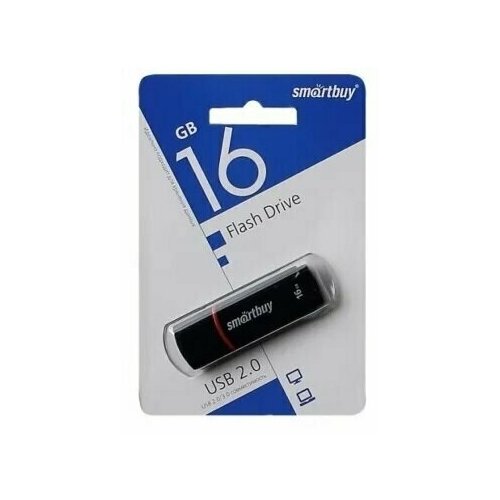 USB Флеш-накопитель Smartbuy Crown 16 Гб черный