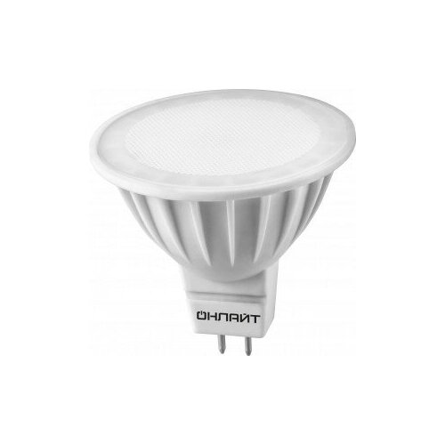 Светодиодная LED лампа онлайт MR16 GU5.3 220V 5W(400Lm) 6500K 6K 50x50 матовая OLL-MR16-5-230-6.5K-GU5.3 61133 (упаковка 12 штук)